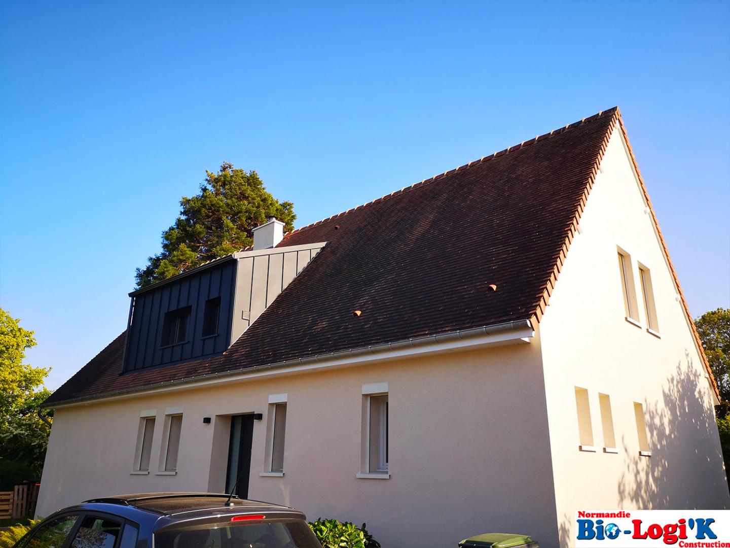 Rénovation BBC à Authie (14) avec construction d'une lucarne en ...
